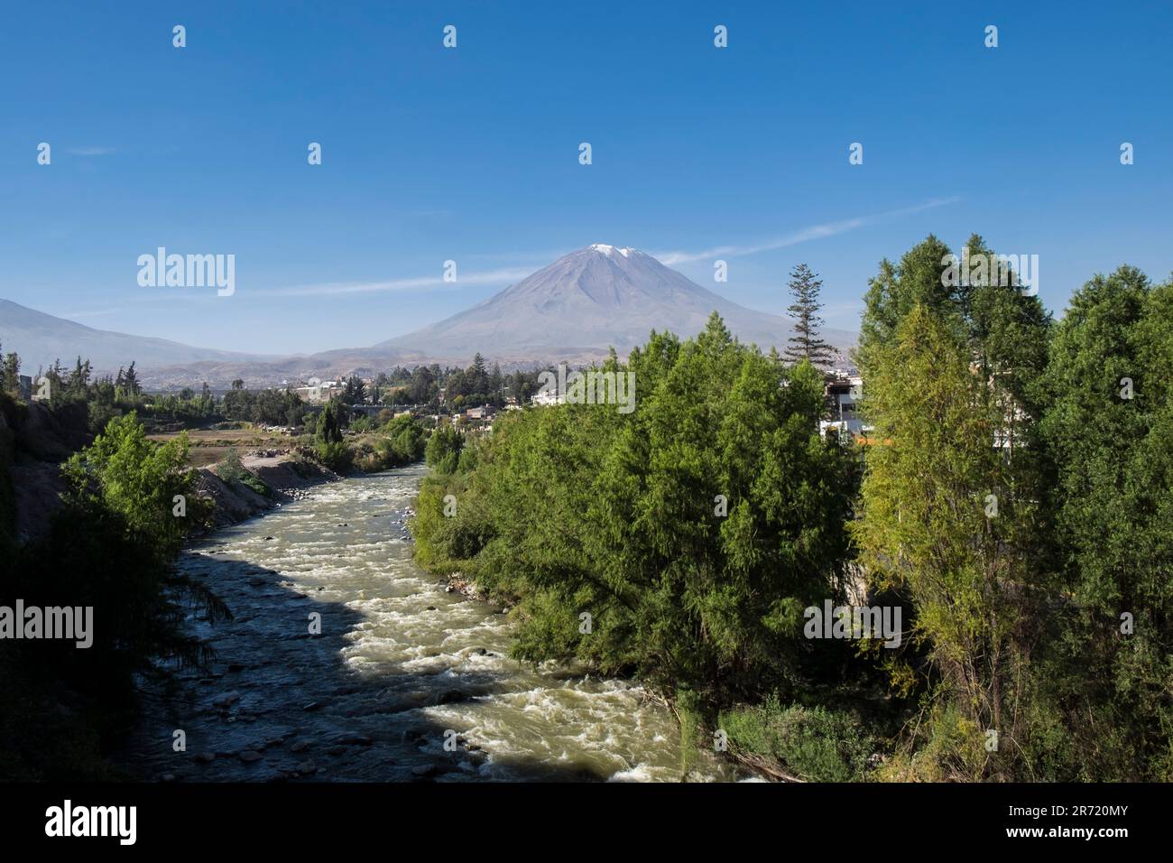 Peru. arequipa. El Misti volcano Stock Photo - Alamy