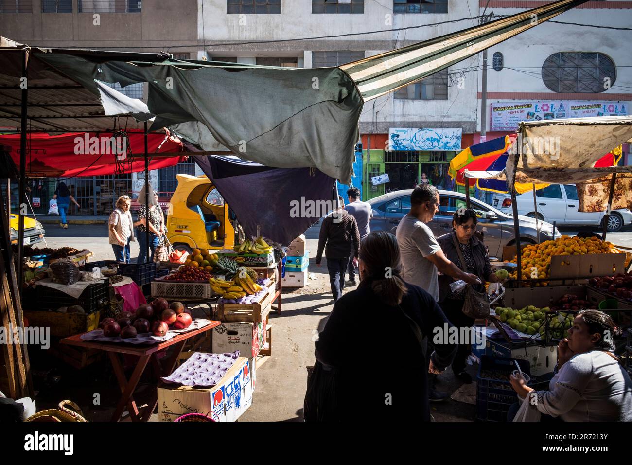 Peru. Ica. daily life Stock Photo - Alamy