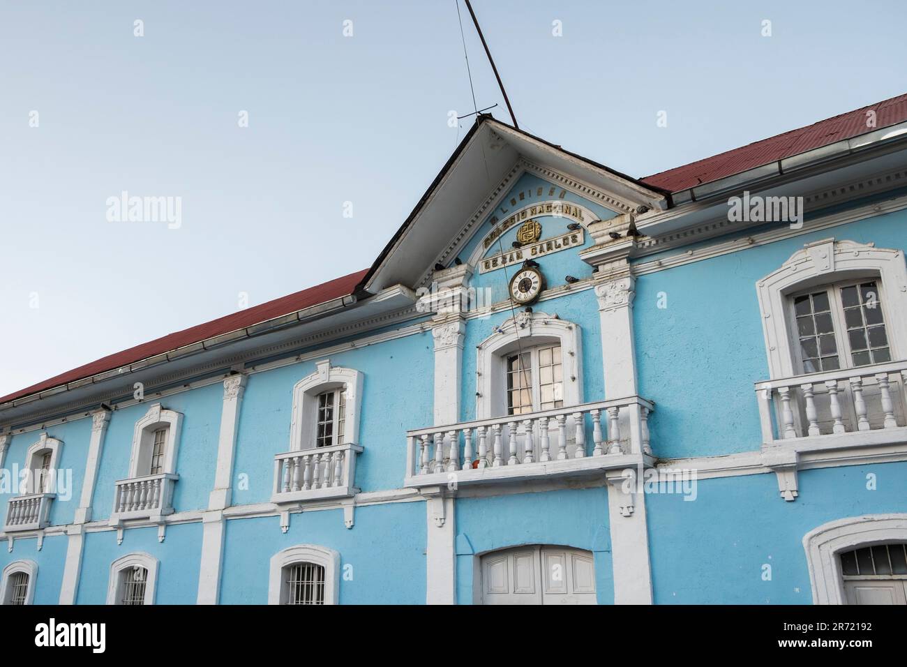 Glorioso colegio nacional de san carlos. puno. peru Stock Photo - Alamy