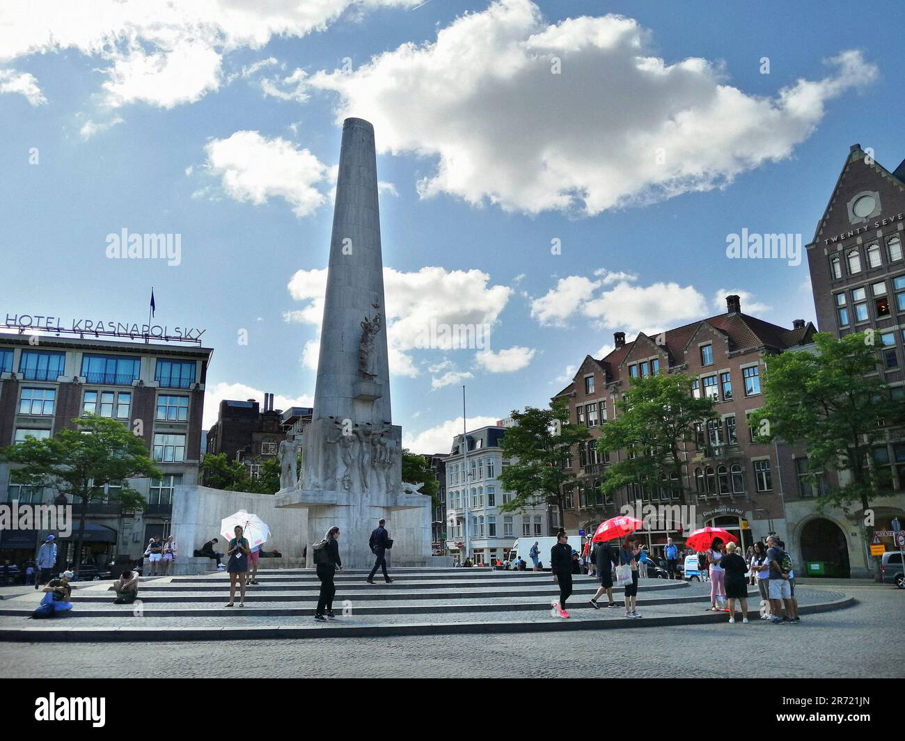 Netherlands. Holland. Amsterdam. National Monument Stock Photo - Alamy