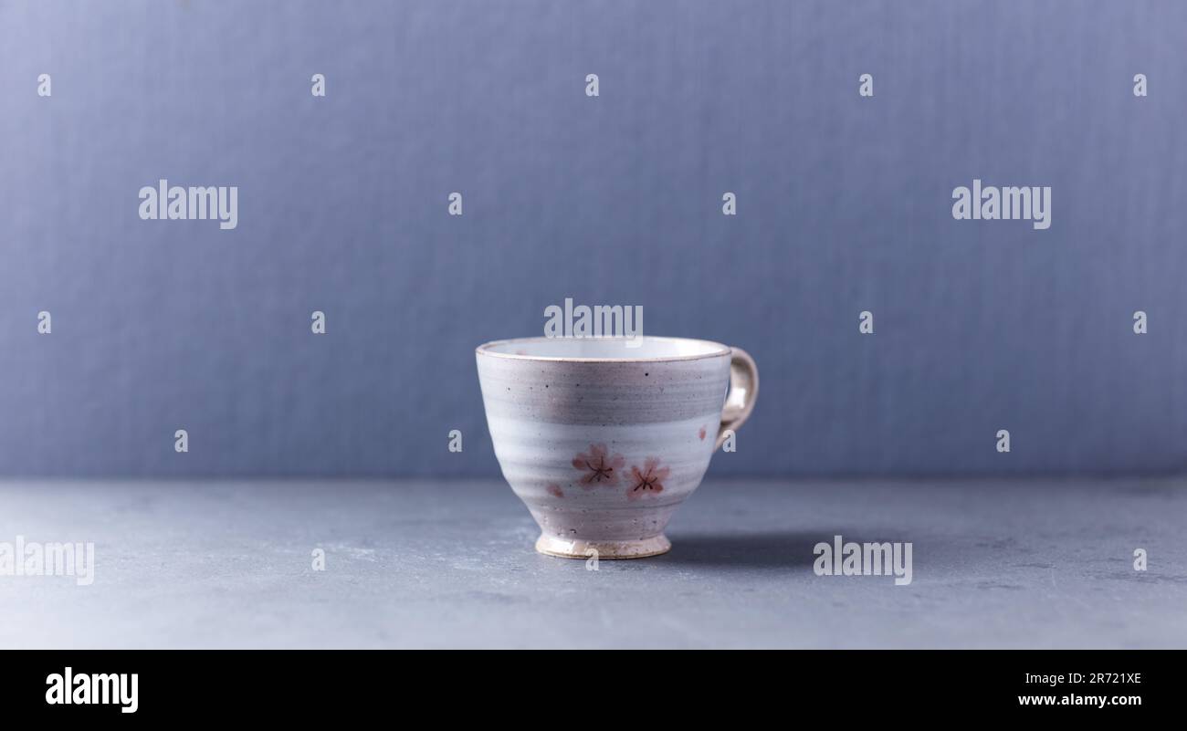 Traditional, handcrafted ceramic. Soft focus. Close up. Copy space ...