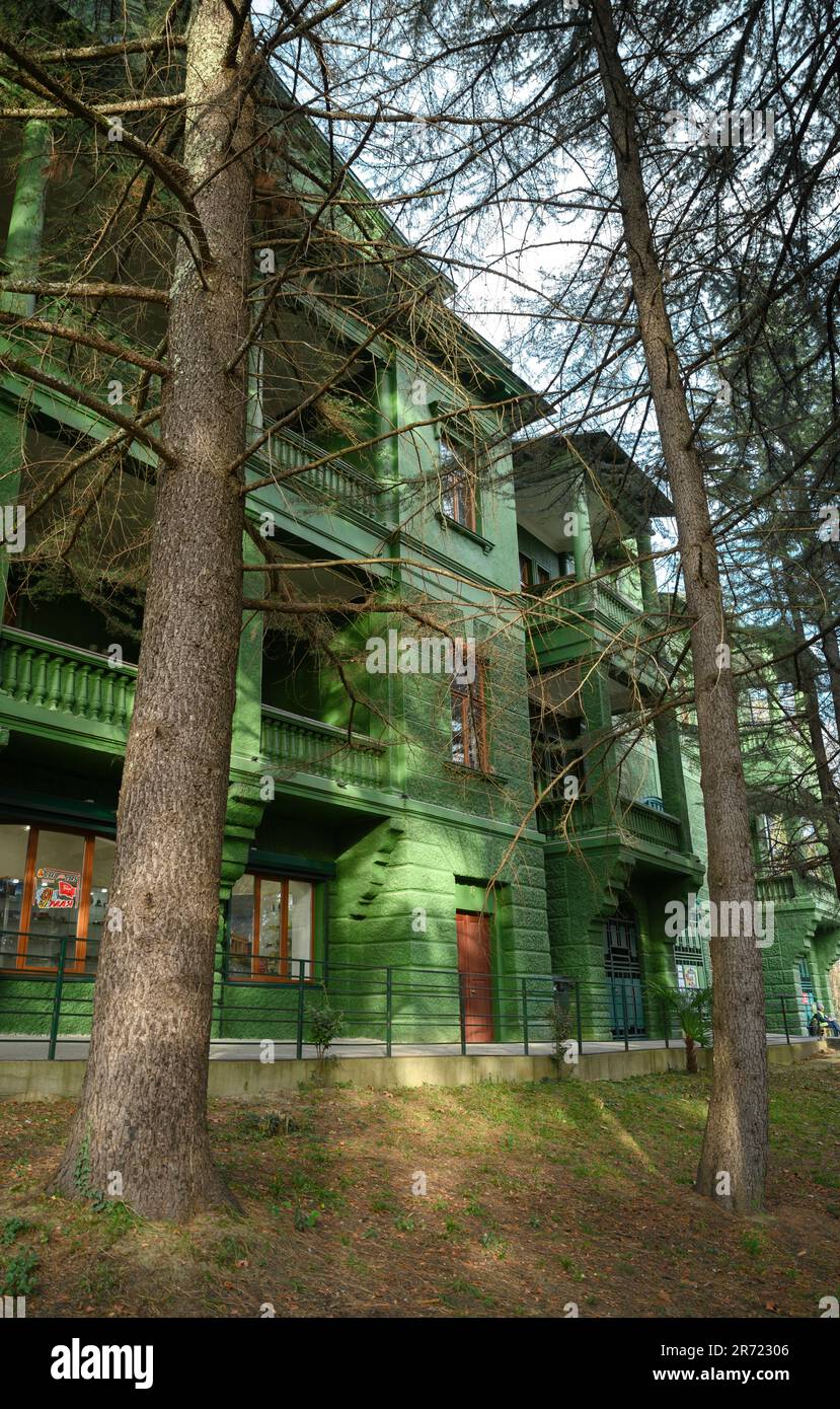 The building is Stalin's Dacha built in the 20s of the 20th century ...