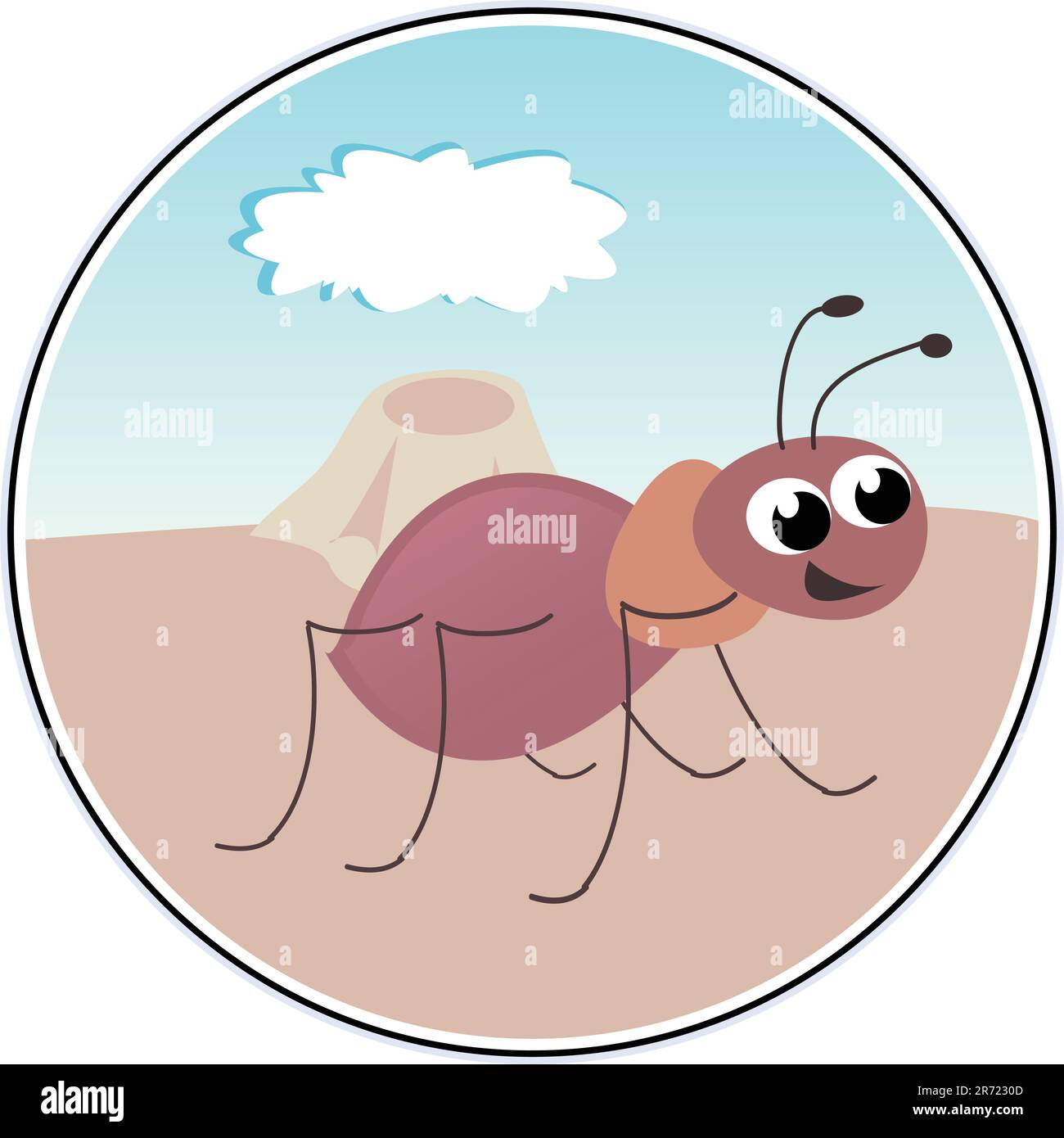 Funny Ant - funny vector illustration Stock Vector Image & Art - Alamy