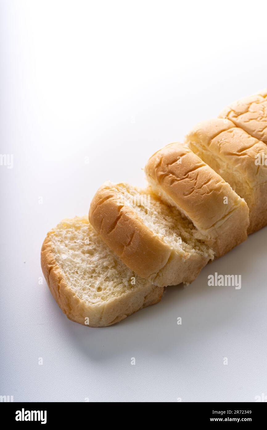 Fresh Baked brioche soft and fluffy bun white Bread or milk bread ...
