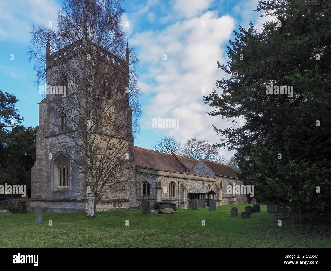 St Michaels Church in Blewbury, of Saxon origin rebuilt by Normans ...
