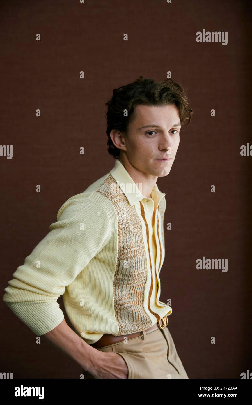 Tom Holland poses for a portrait to promote the television miniseries ...