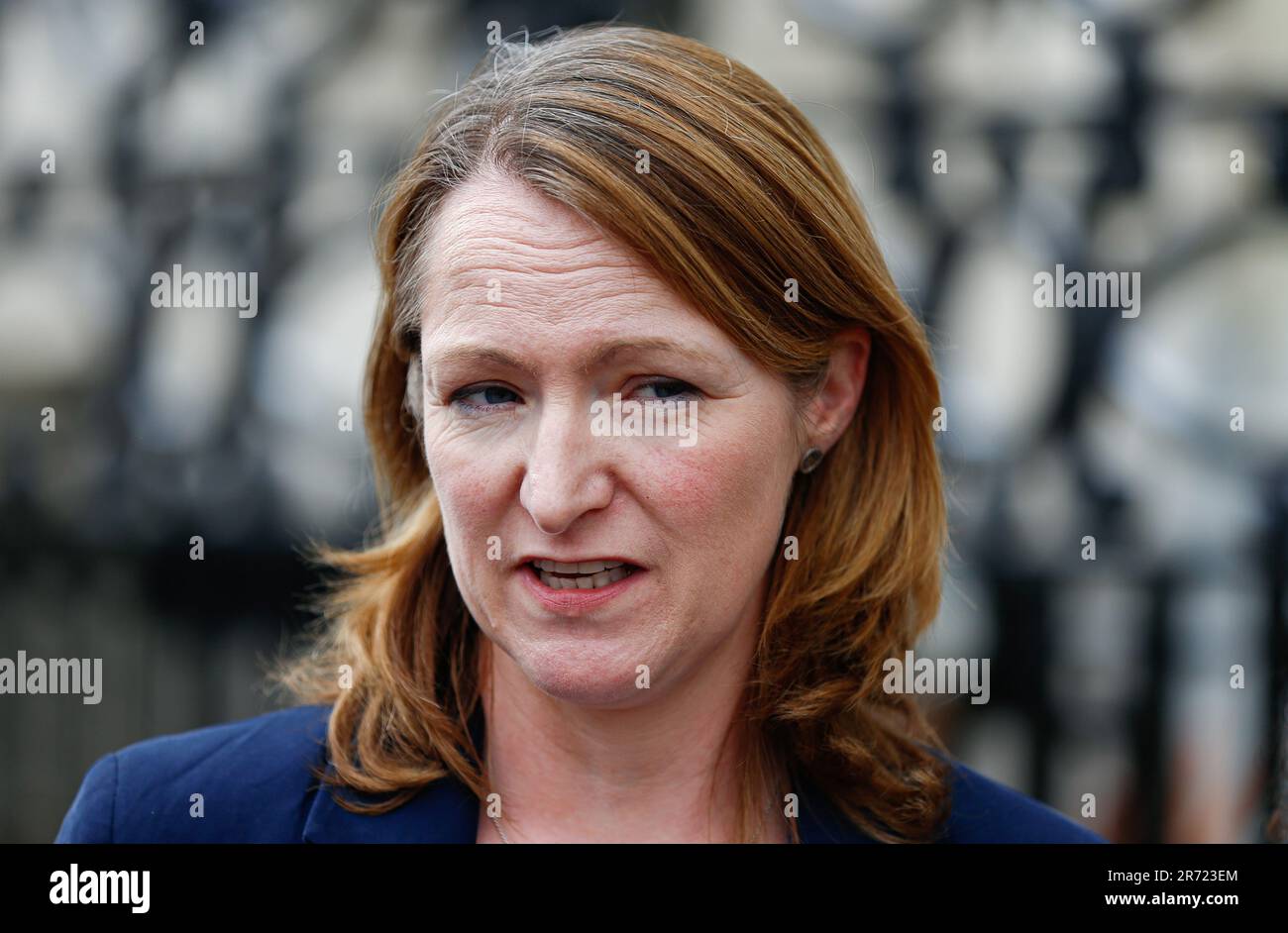 Retired army Captain Diane Byrne speaks to the media ahead of the Women ...