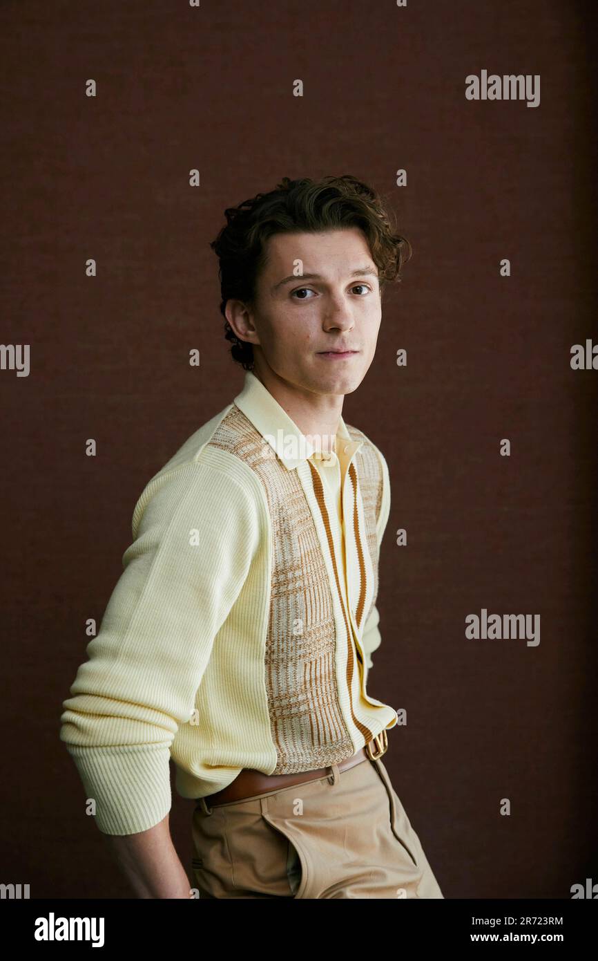Tom Holland poses for a portrait to promote the television miniseries ...