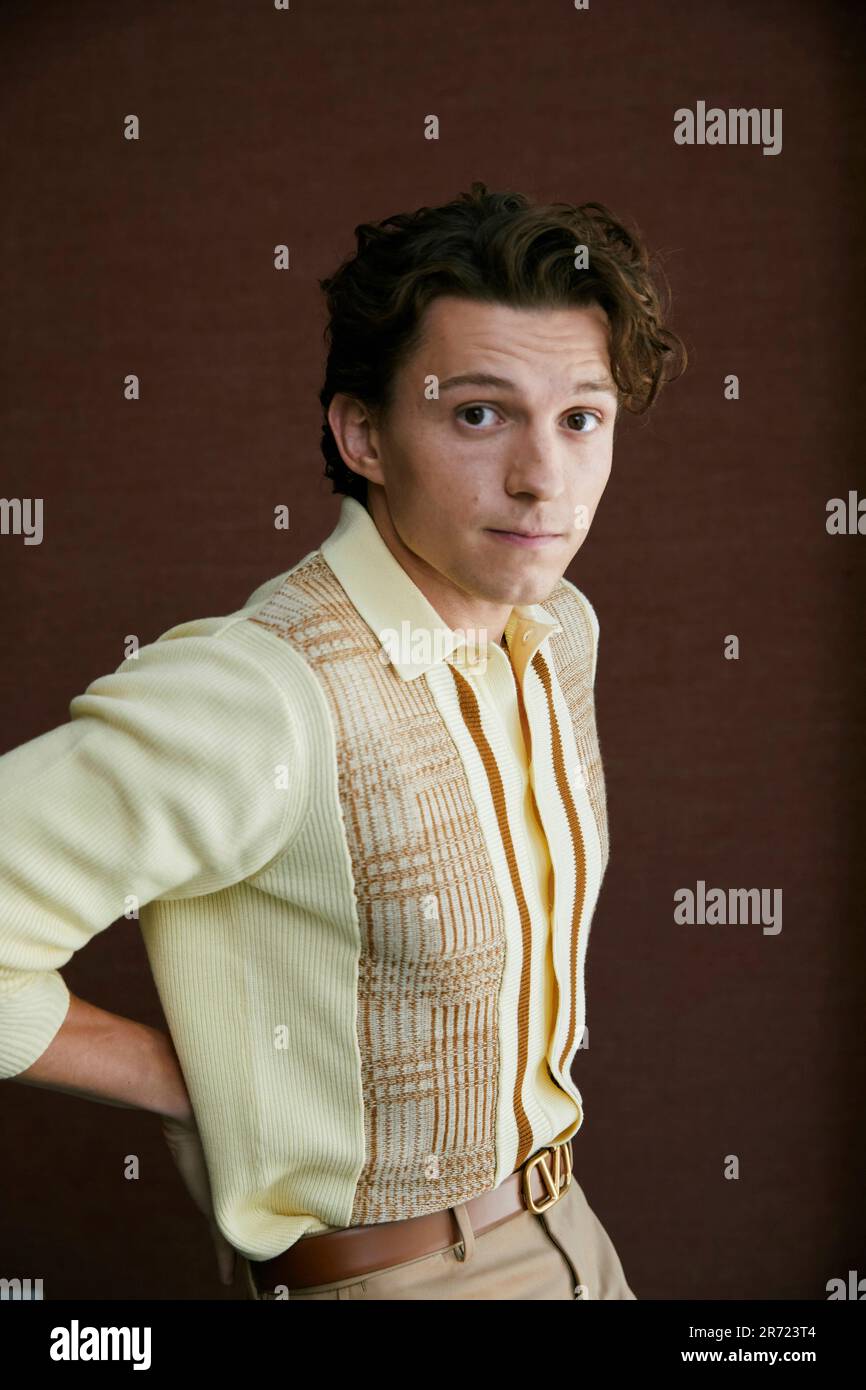 Tom Holland poses for a portrait to promote the television miniseries ...