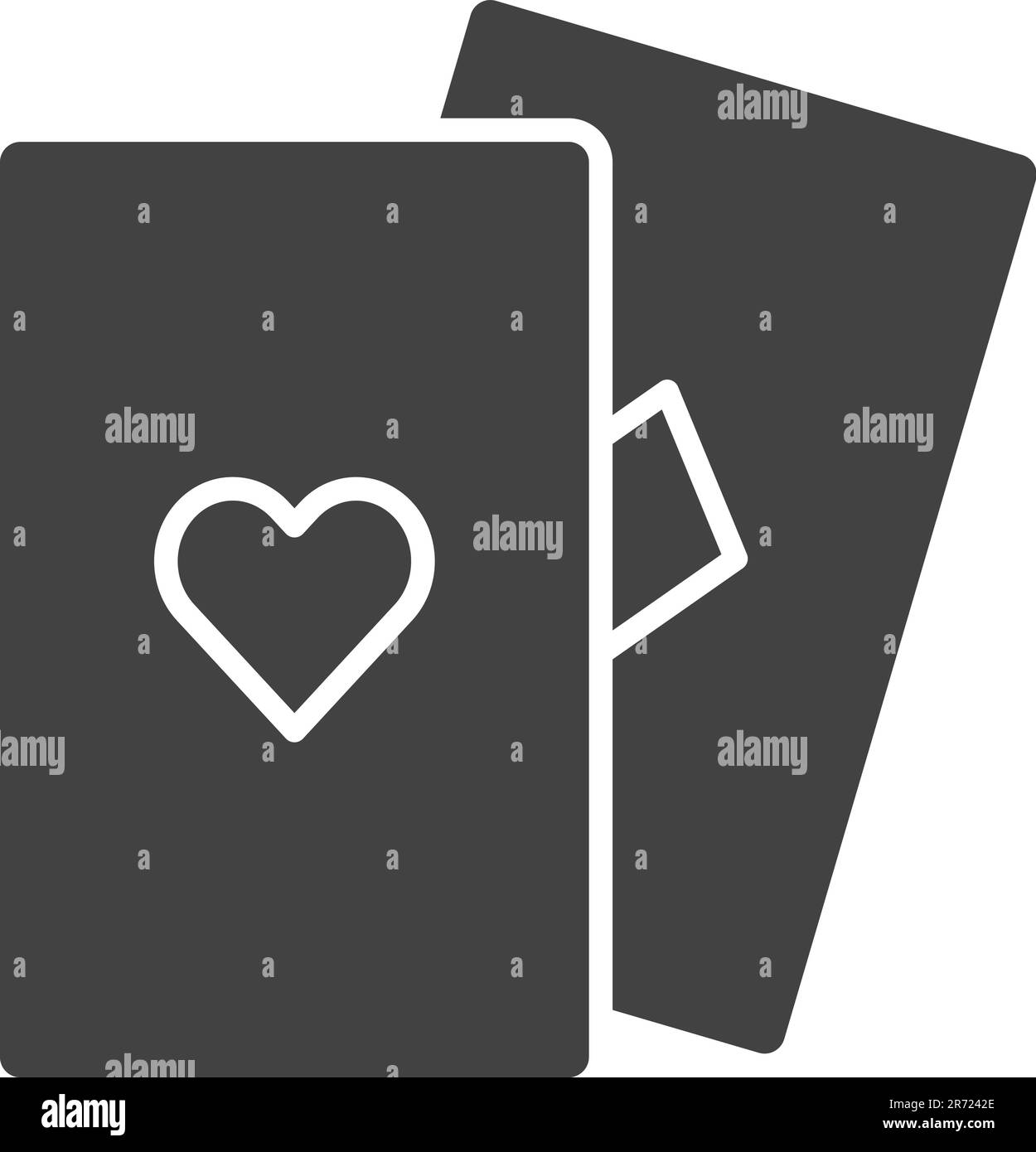 Playing Cards Icon Vector Image Suitable For Mobile Application Web Application And Print Media