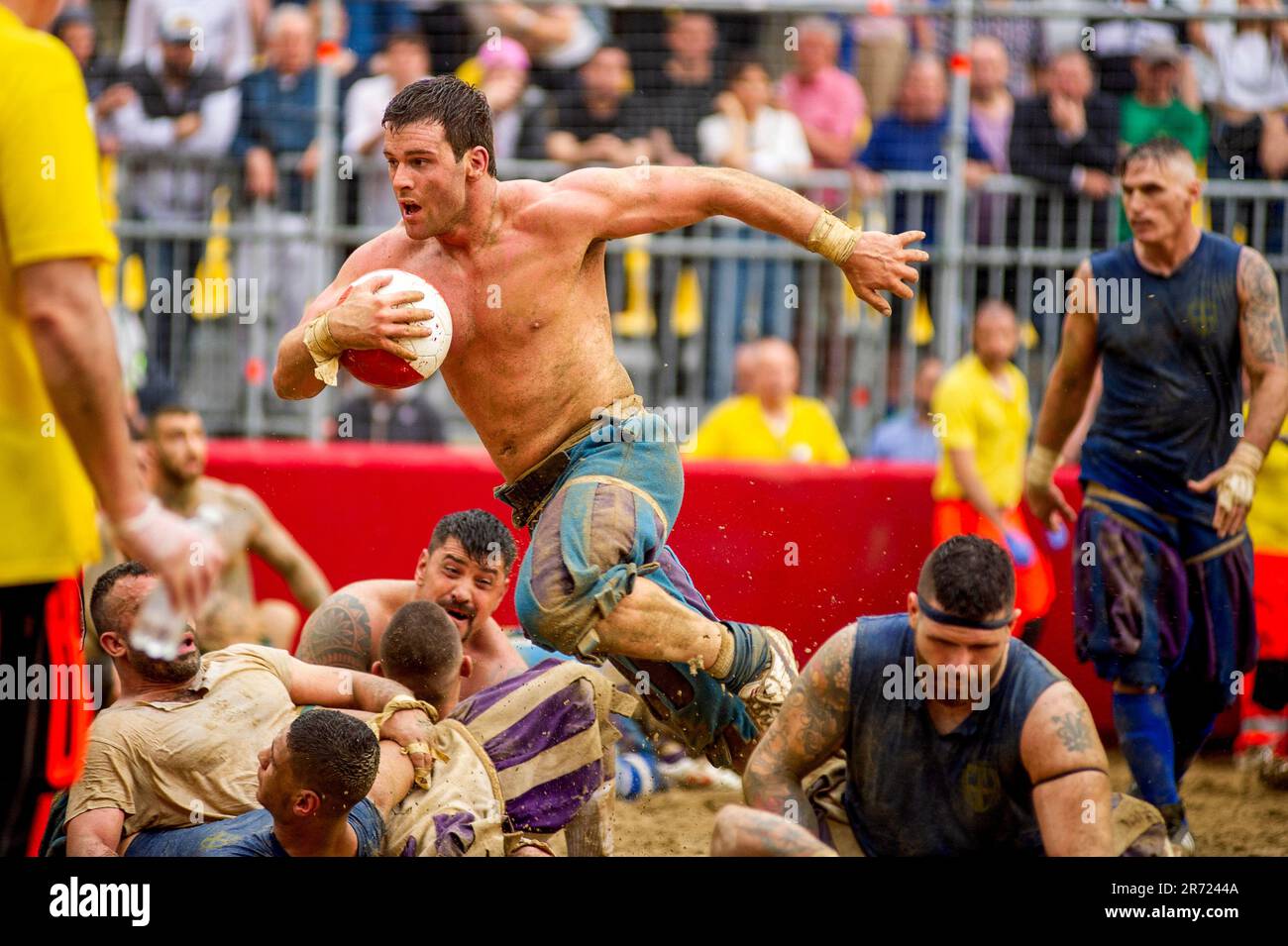 FLORENCE, ITALY, JUNE 10th - Game action in the semifinal match between ...
