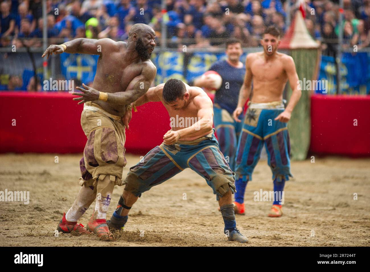 FLORENCE, ITALY, JUNE 10th - Physical 1-on-1 confrontations are allowed ...