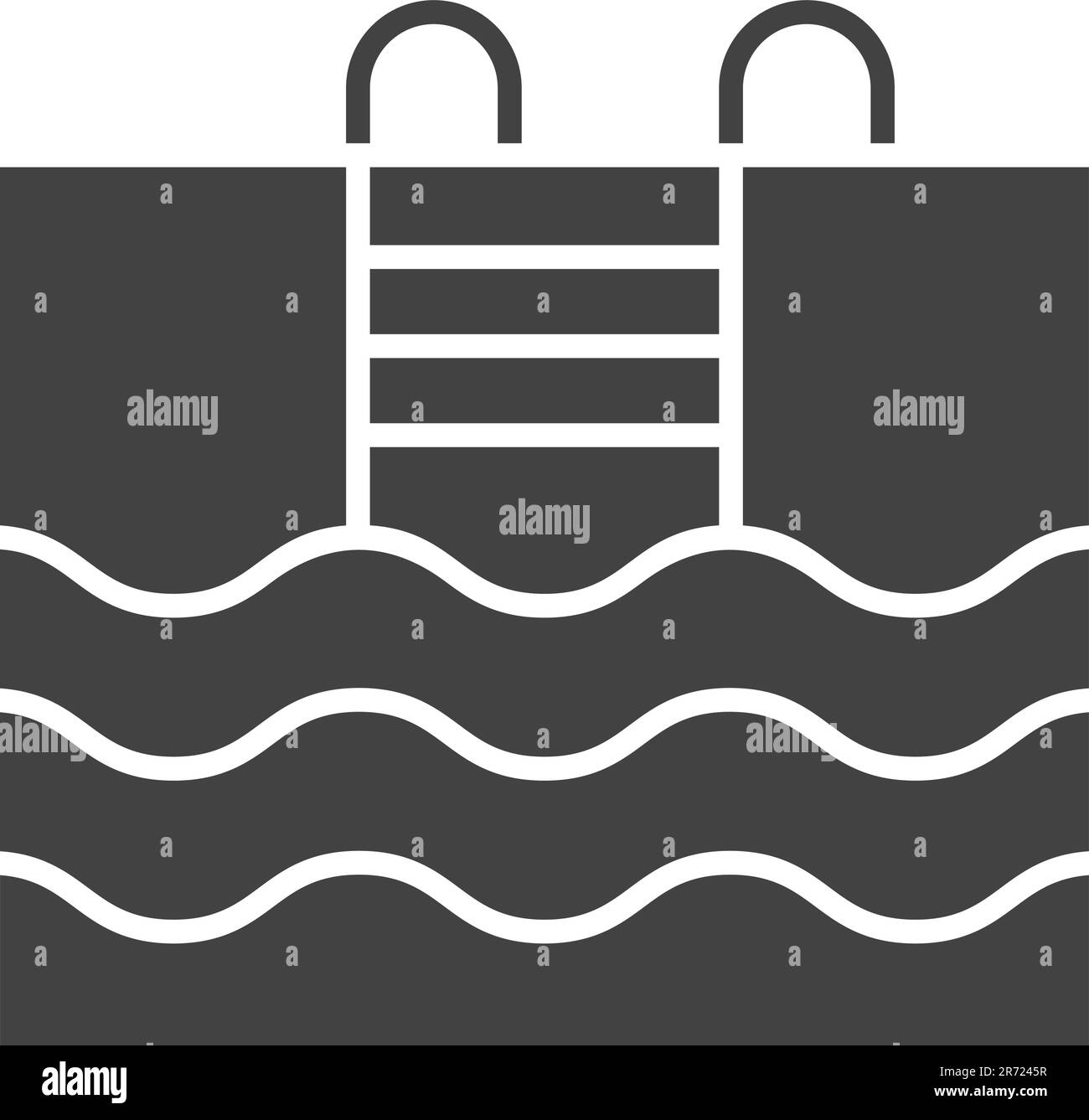 Pool icon vector image. Suitable for mobile application web application ...