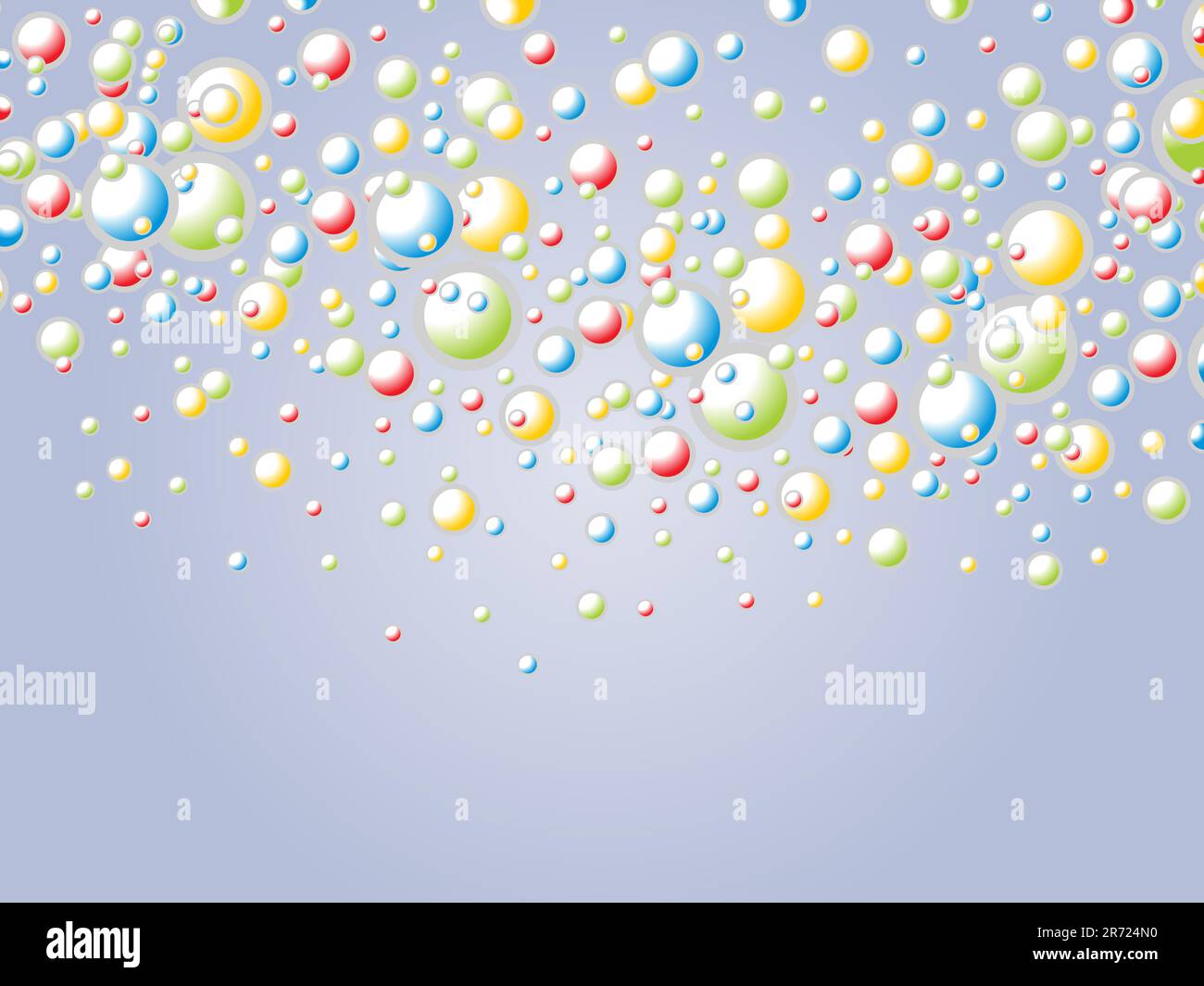 vector eps10 illustration of many falling colorful bubbles Stock Vector ...