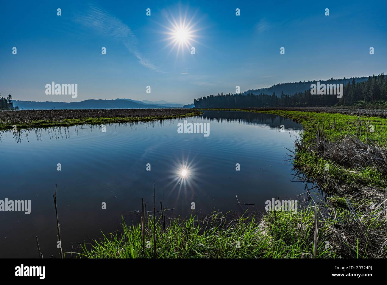 Chatcolet Lake at the Heyburn State Park in Idaho Stock Photo - Alamy