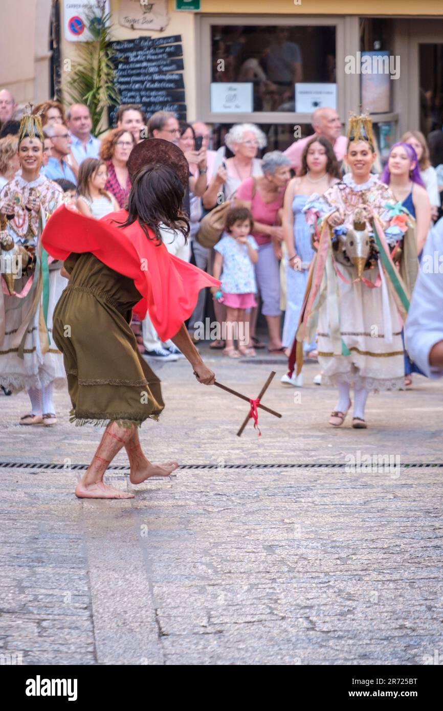 Dance of the Eagles and Sant Joan Pelos, Corpus Christi procession ...