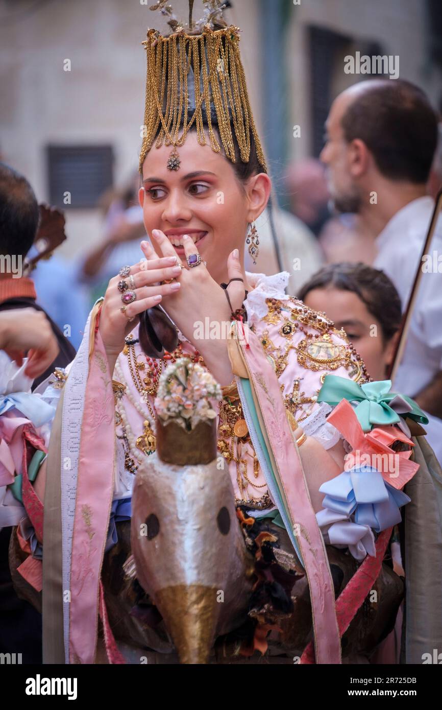 Dance of the Eagles and Sant Joan Pelos, Corpus Christi procession ...
