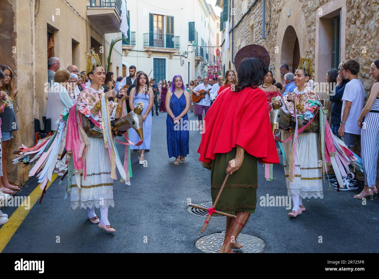 Dance of the Eagles and Sant Joan Pelos, Corpus Christi procession ...