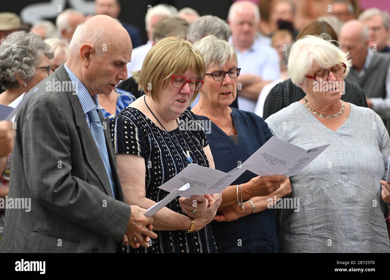 Relatives at the unveiling of a new memorial at Coleraine Town Hall on ...