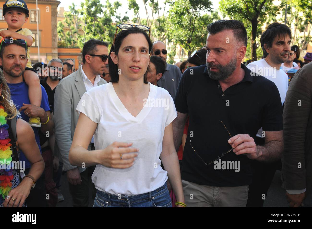 Italy, Rome, June 10, 2023 : Elly Schlein, secretary of the Democratic ...