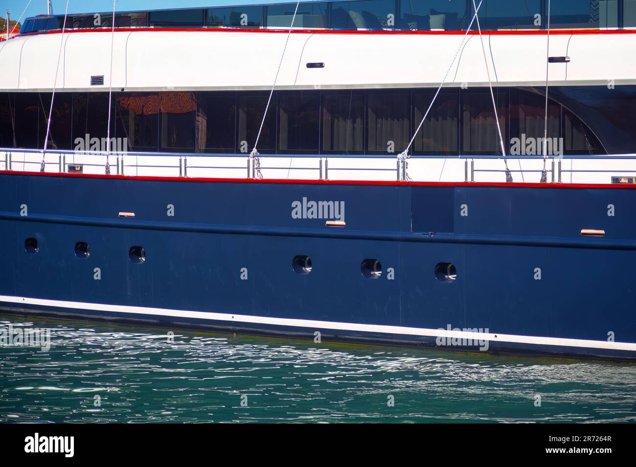 Boat side part view . Nautical vessel background Stock Photo - Alamy