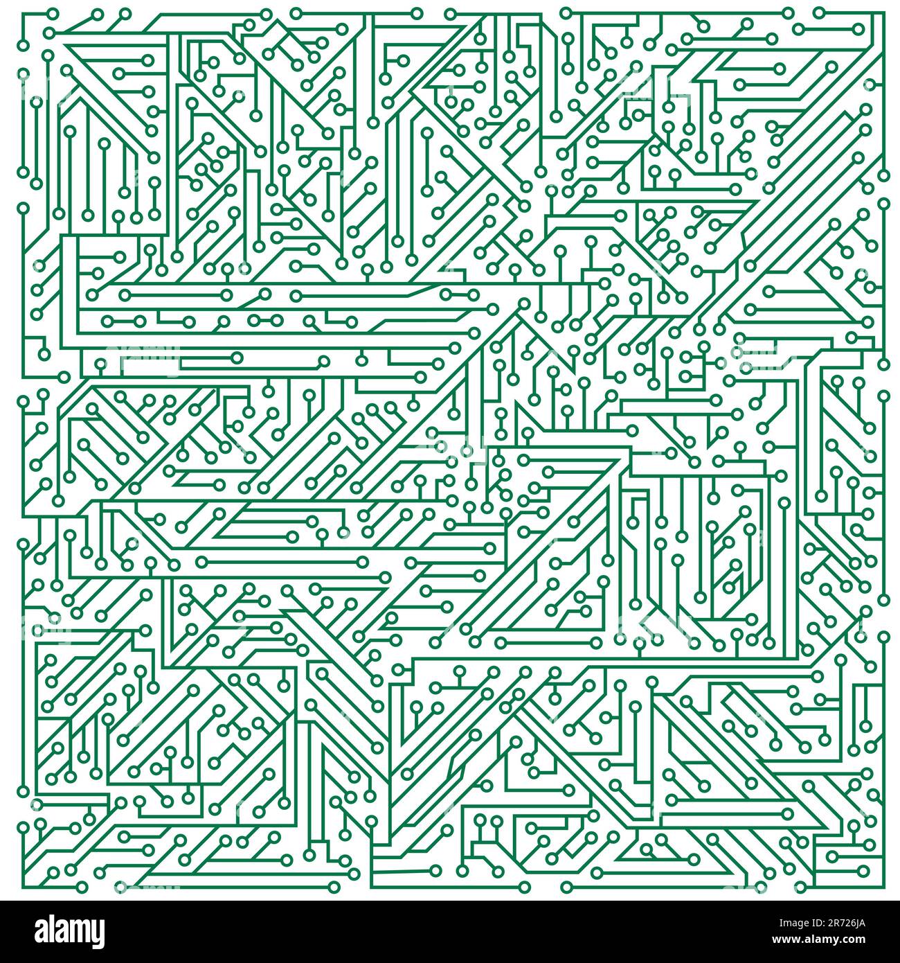 Chip structure graphic background Stock Vector Images - Alamy