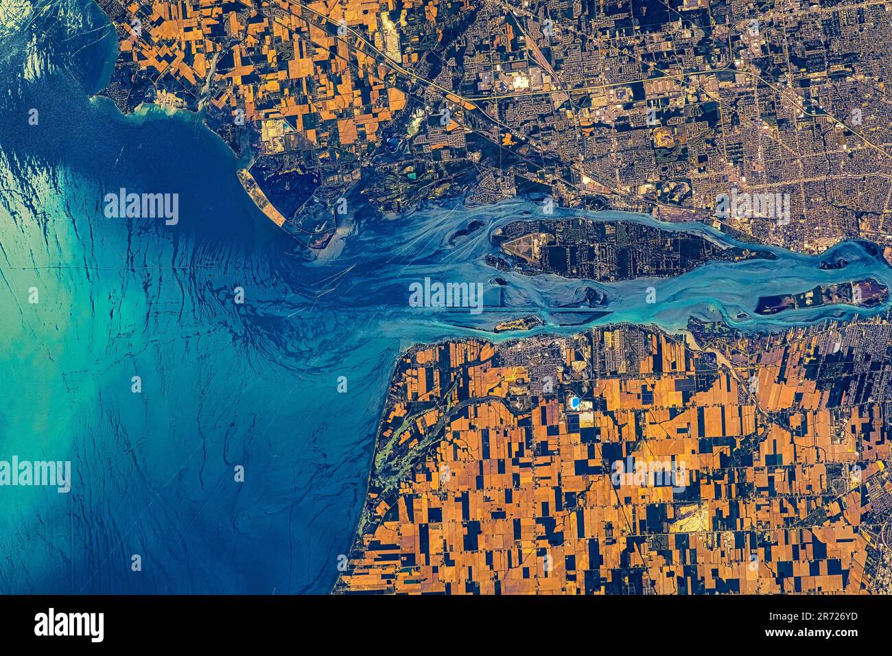 Great Lakes scenery from space. Digital enhancement. Elements by NASA ... Great Lakes scenery from space. Digital enhancement. Elements by NASA ...