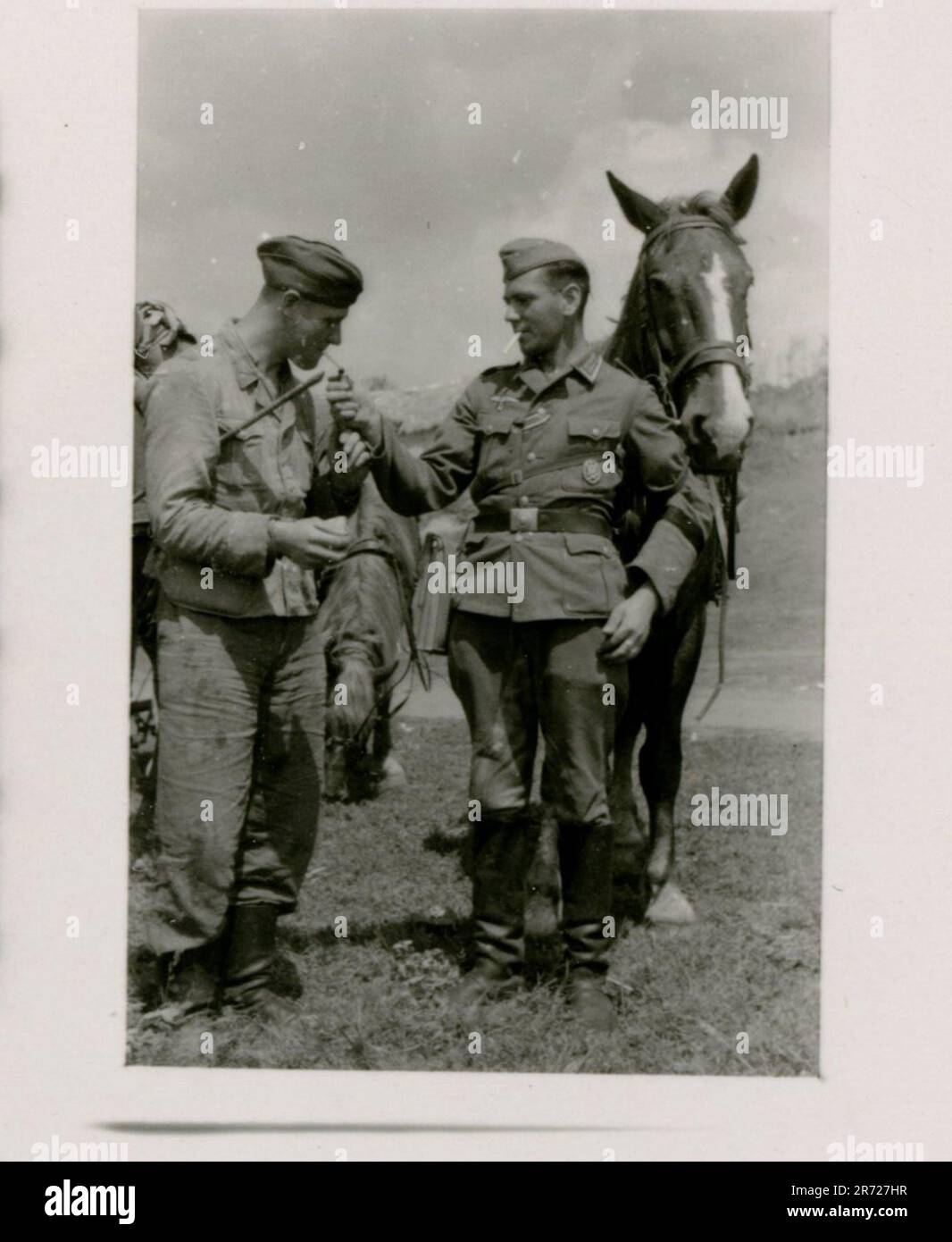 SS Photographer Büschel from the Leibstandarte Adolf Hitler in Russia ...