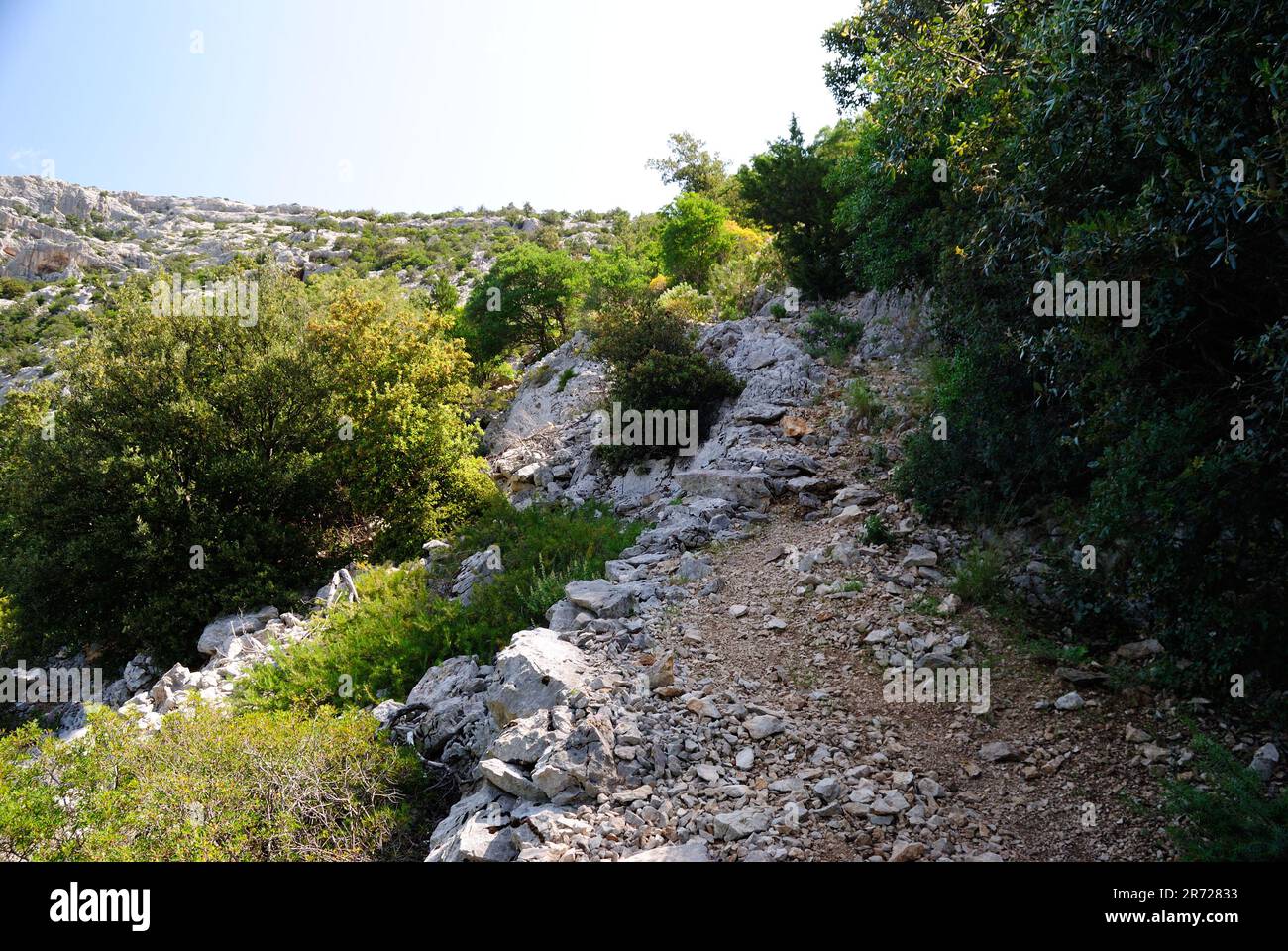 The path to old cuile Sas Traes Stock Photo - Alamy