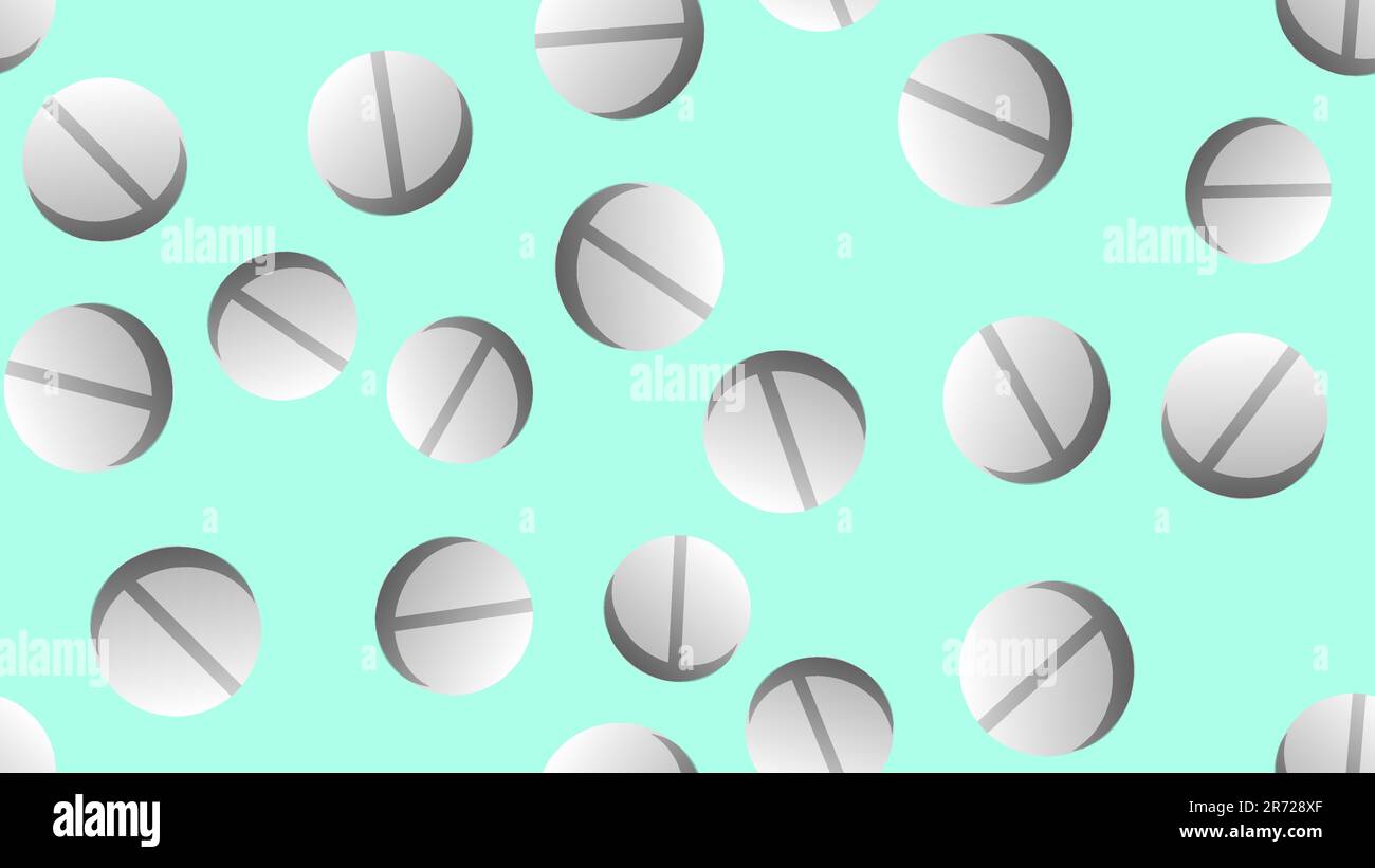 Endless seamless pattern of medical scientific medical items ...