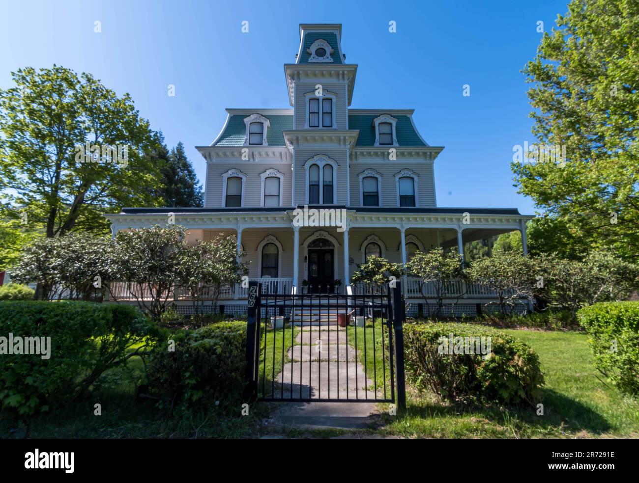 A victorian mansion on Main Street that was built in 1874 in Tidioute ...