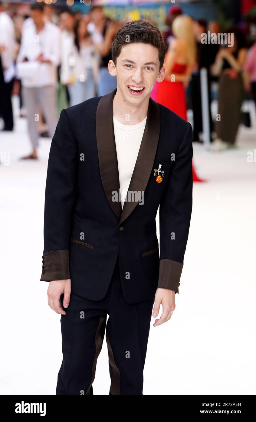 Andrew Barth Feldman arrives for the UK premiere of No Hard Feelings ...