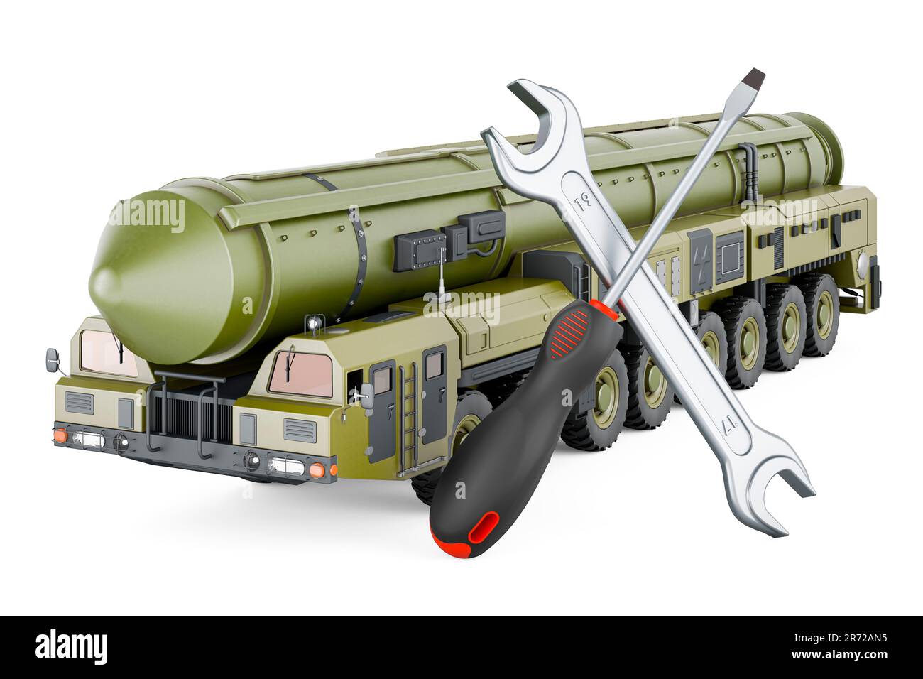 Scud missile, mobile short-range ballistic missile system with ...