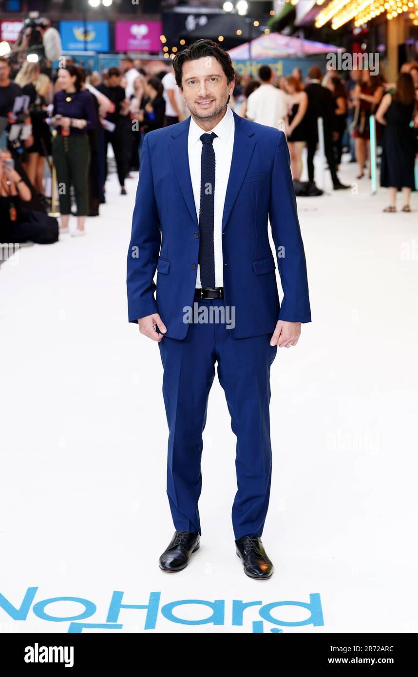 Gene Stupnitsky arrives for the UK premiere of No Hard Feelings, at the ...