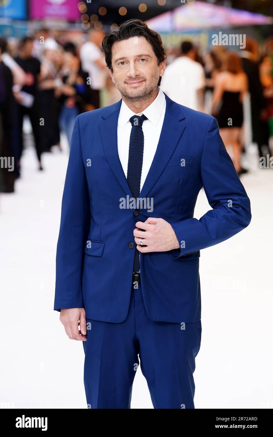 Gene Stupnitsky arrives for the UK premiere of No Hard Feelings, at the ...