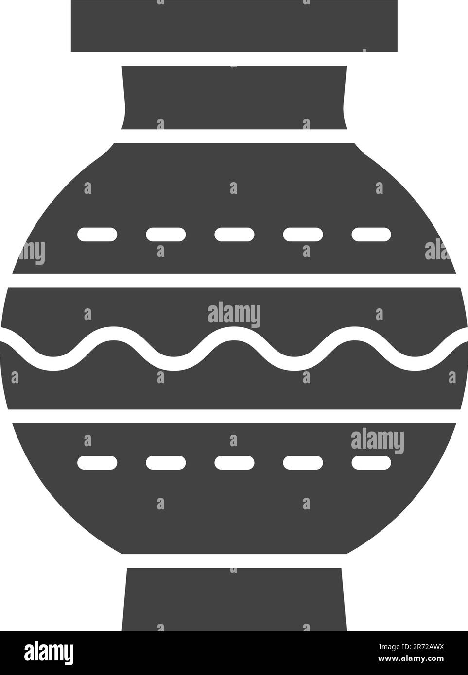 Vase icon vector image. Suitable for mobile application web application ...
