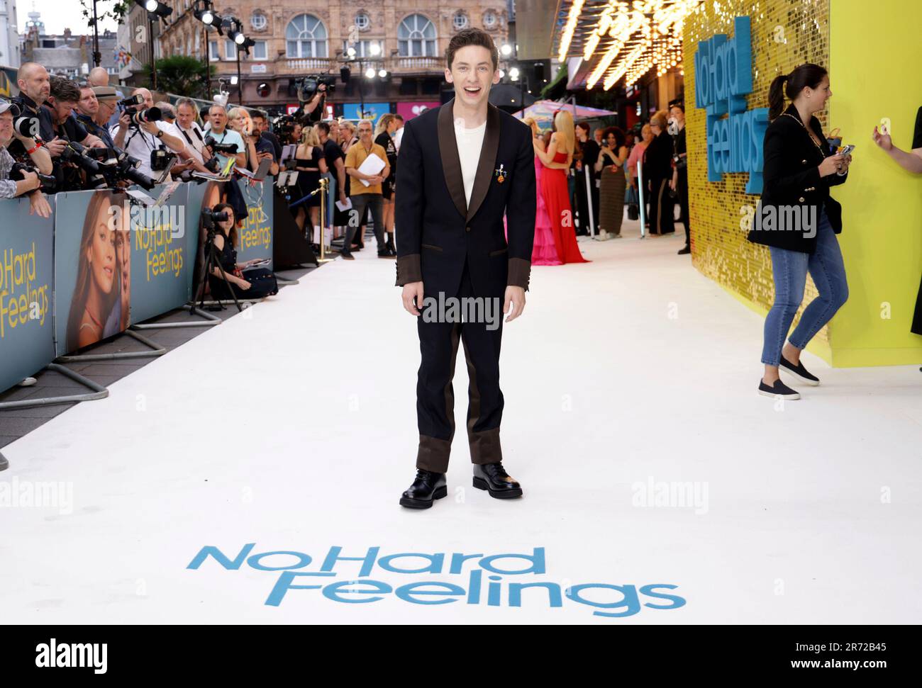 Andrew Barth Feldman poses for photographers upon arrival at the ...
