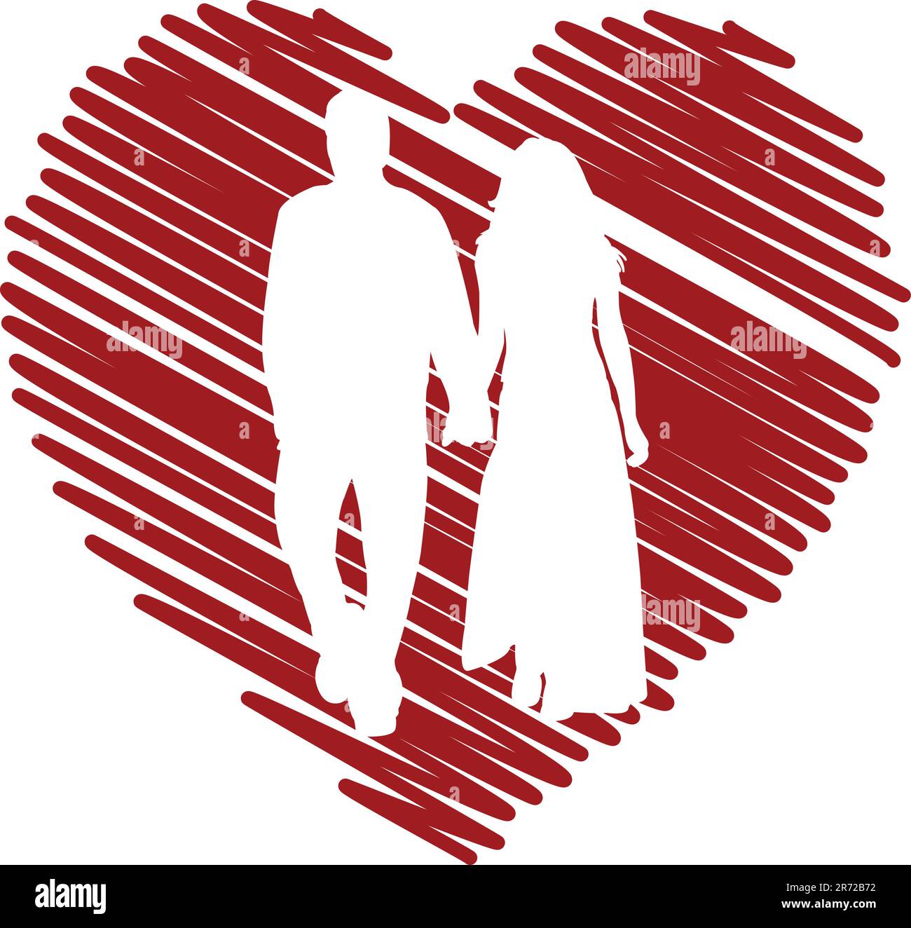 couple in love - vector Stock Vector Image & Art - Alamy