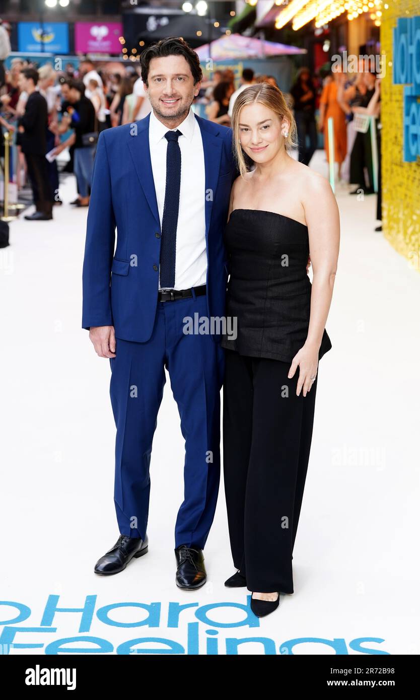 Gene Stupnitsky and guest arrive for the UK premiere of No Hard ...