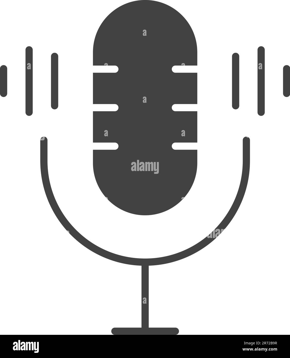 Voice Recorder icon vector image. Suitable for mobile application web ...