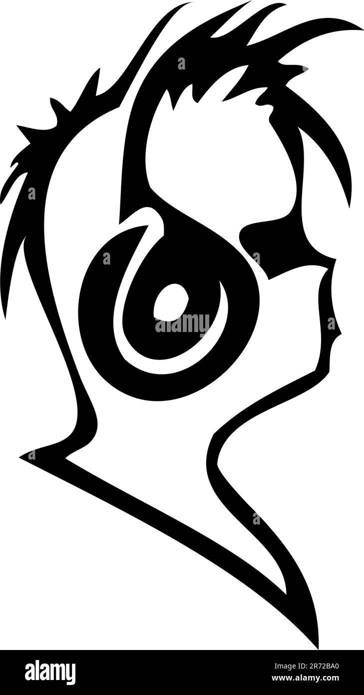 Silhouette simple human Cut Out Stock Images & Pictures - Alamy