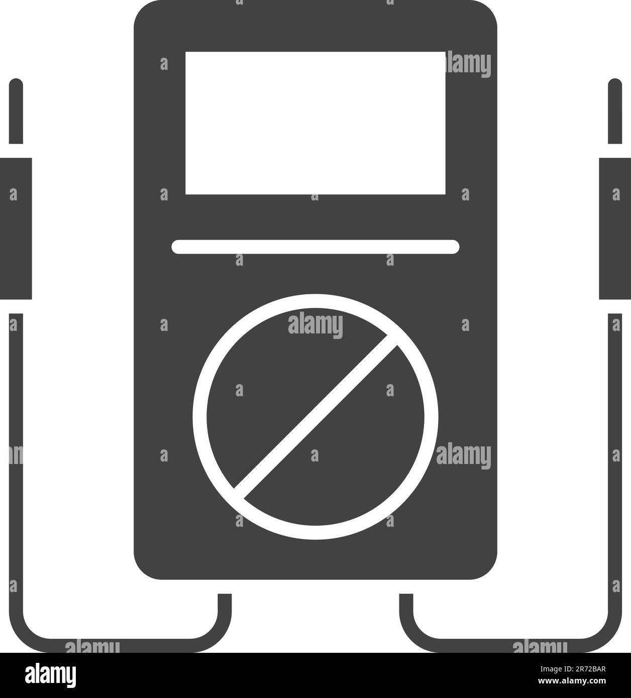 Voltmeter icon vector image. Suitable for mobile application web application and print media ...