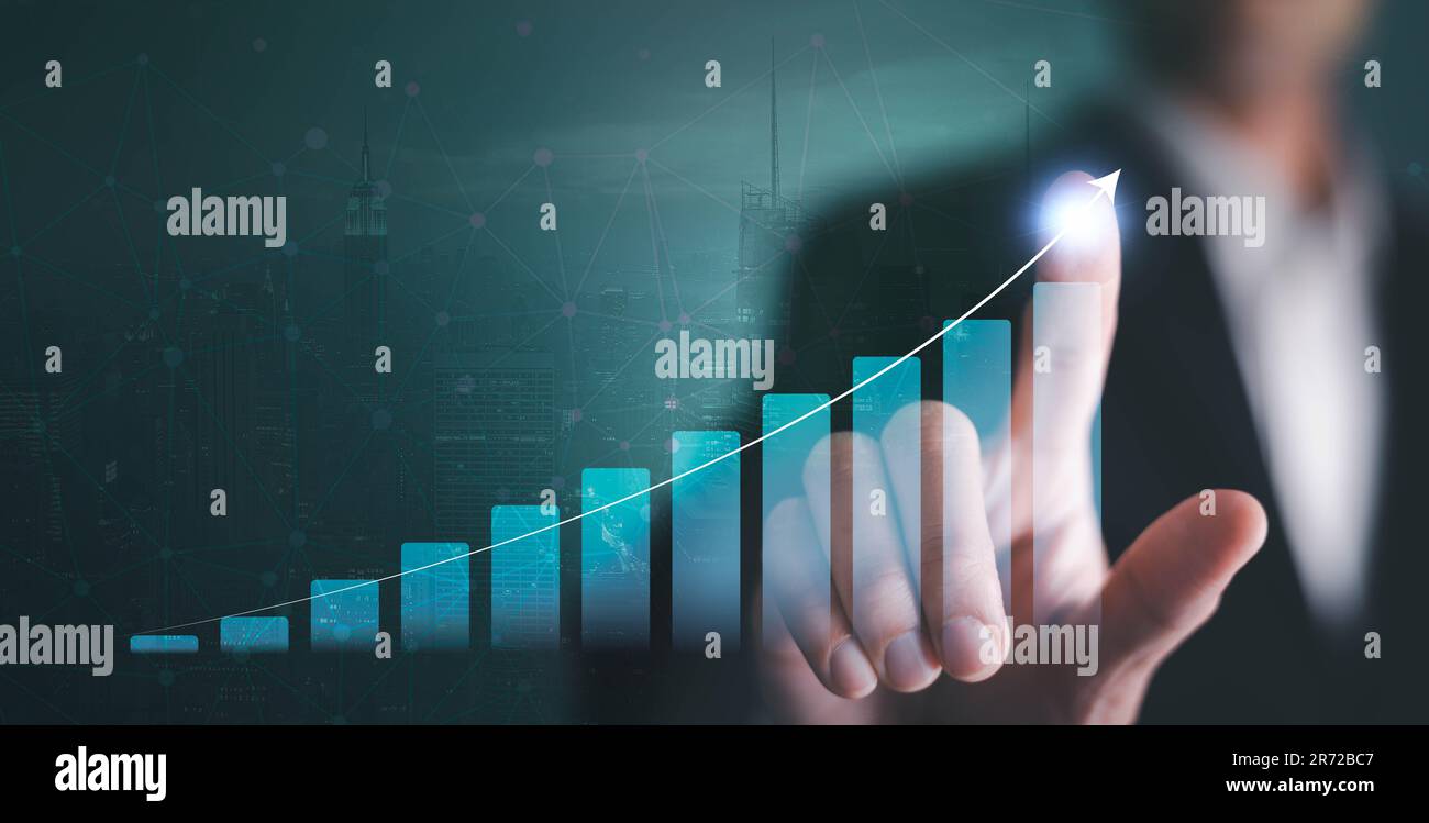 Business development to success and growing growth concept, Businessman ...