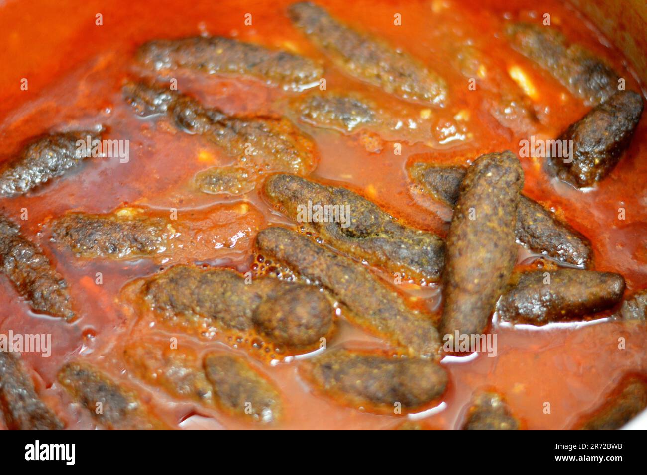 Rice kofta in tomato sauce, a delicious popular dish in Egypt, a blend ...
