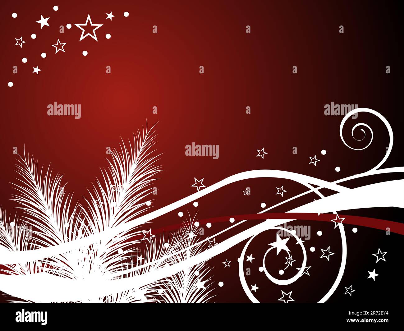 vector eps 10 illustration of stars and waves on a colorful background ...