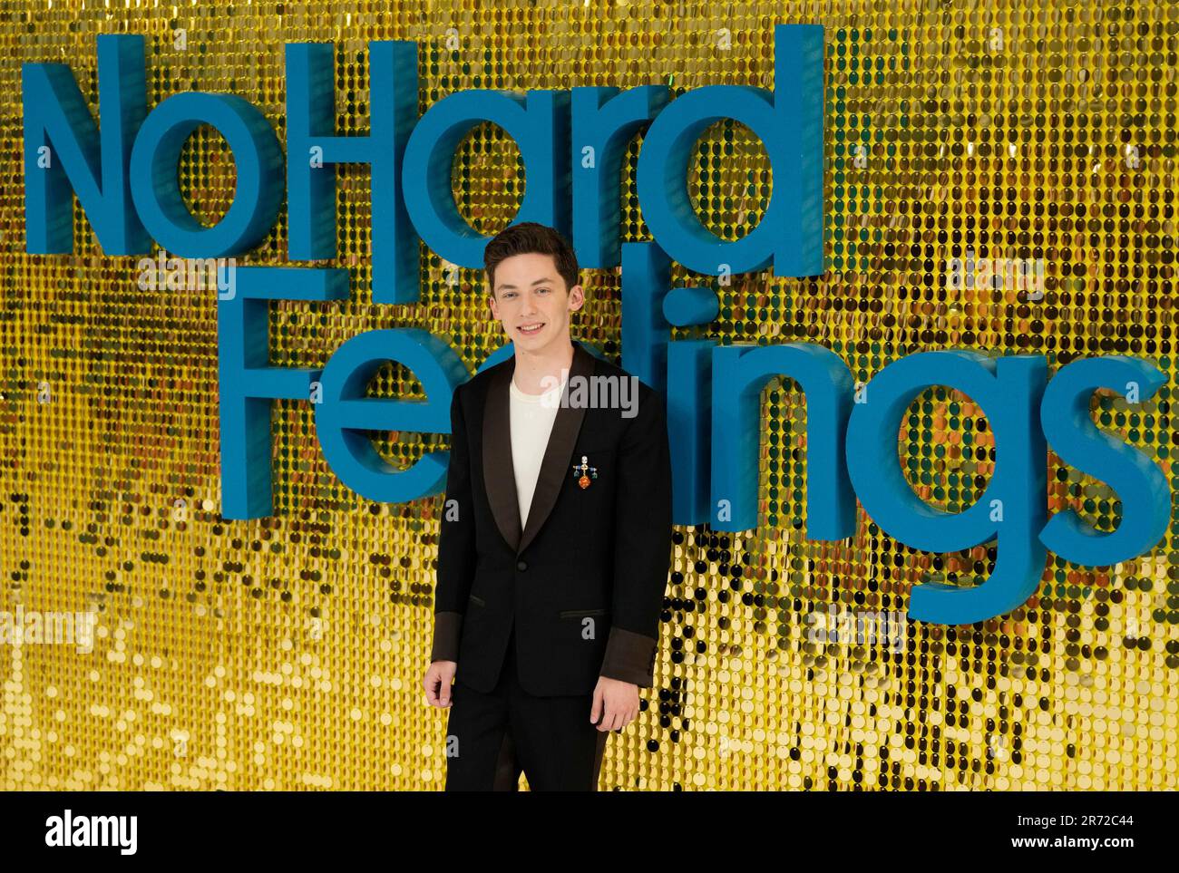 Andrew Barth Feldman poses for photographers upon arrival at the ...
