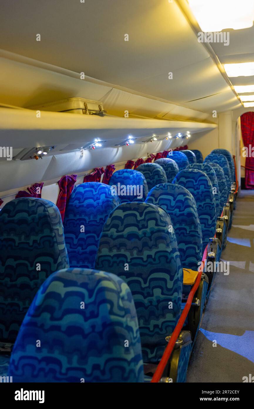 Reconstructed interior of the DH Comet 106 1A at the De Havilland ...