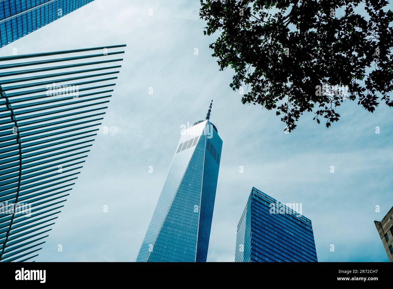 New York City, United States - May 19, 2023: Detail of the Oculus ...