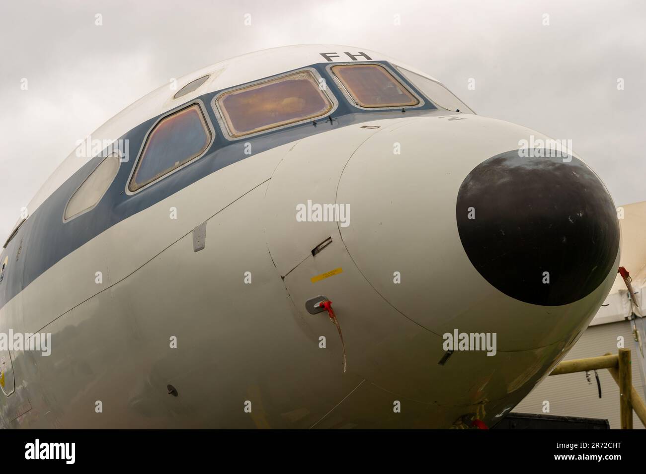 Hawker Siddeley Trident nose section at the De Havilland Aircraft ...