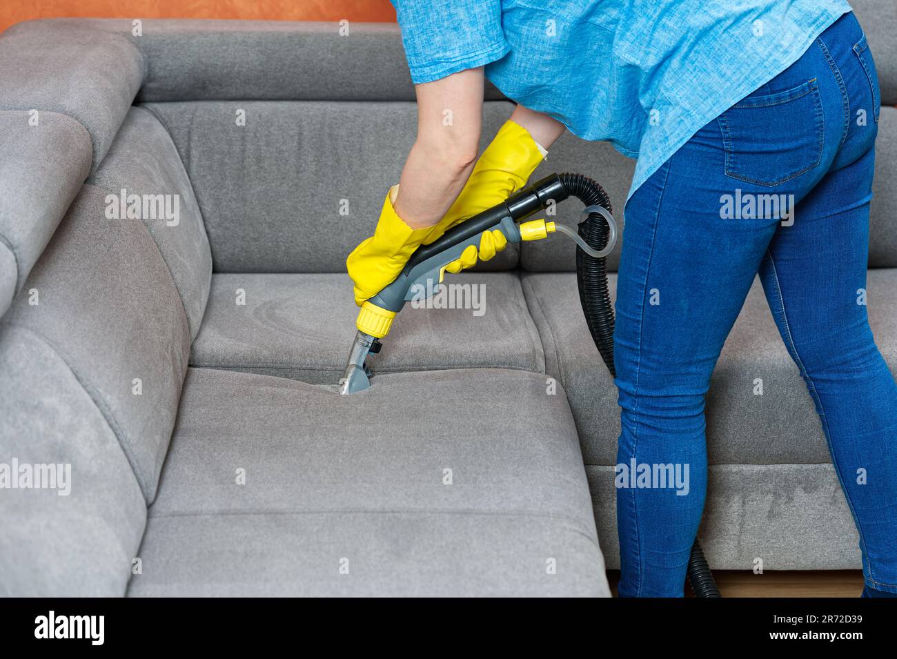 Cleaning concept woman washes soft hi-res stock photography and images ...